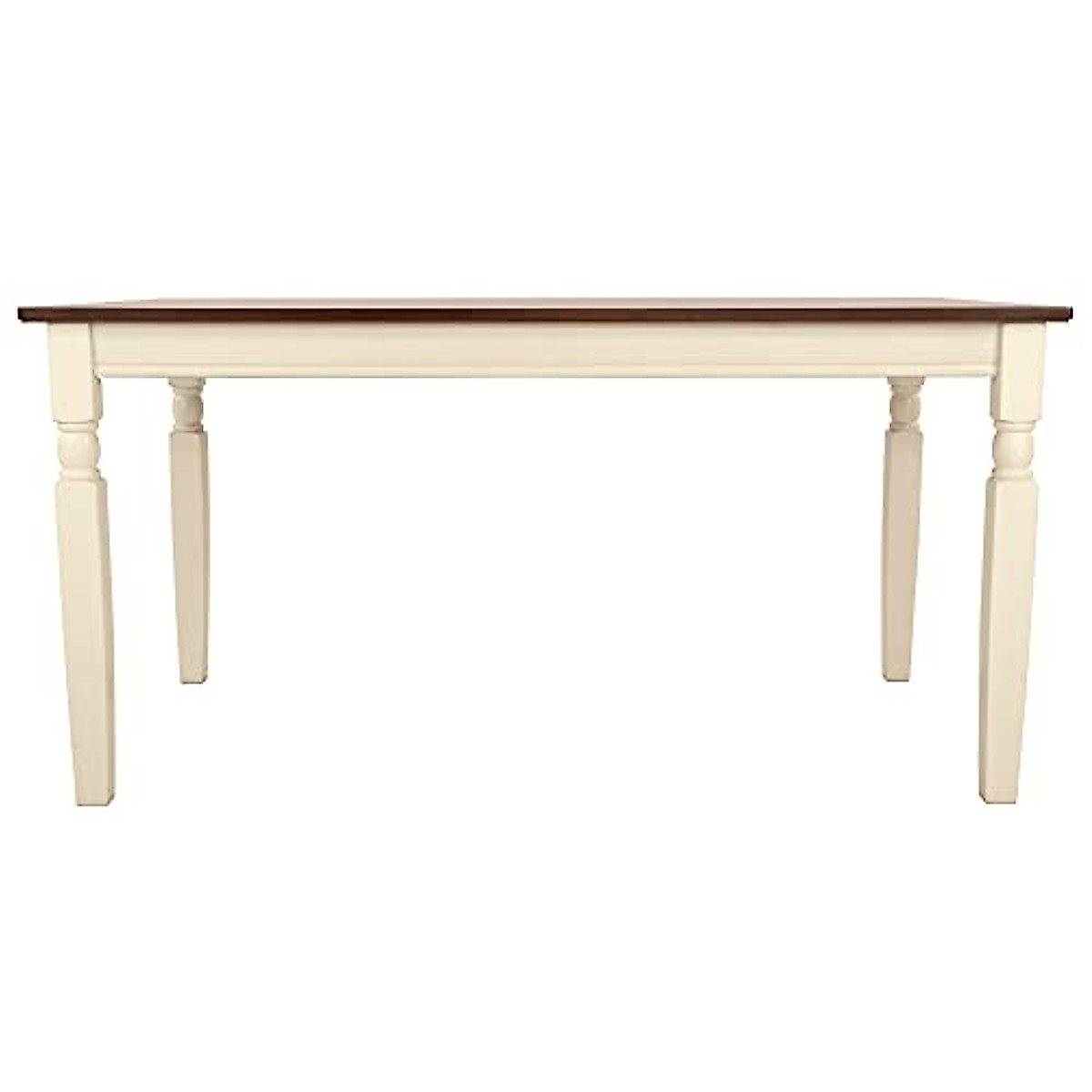 Signature Design by Ashley Whitesburg Cottage Dining Table, Seats up to 6, Brown & Antique White