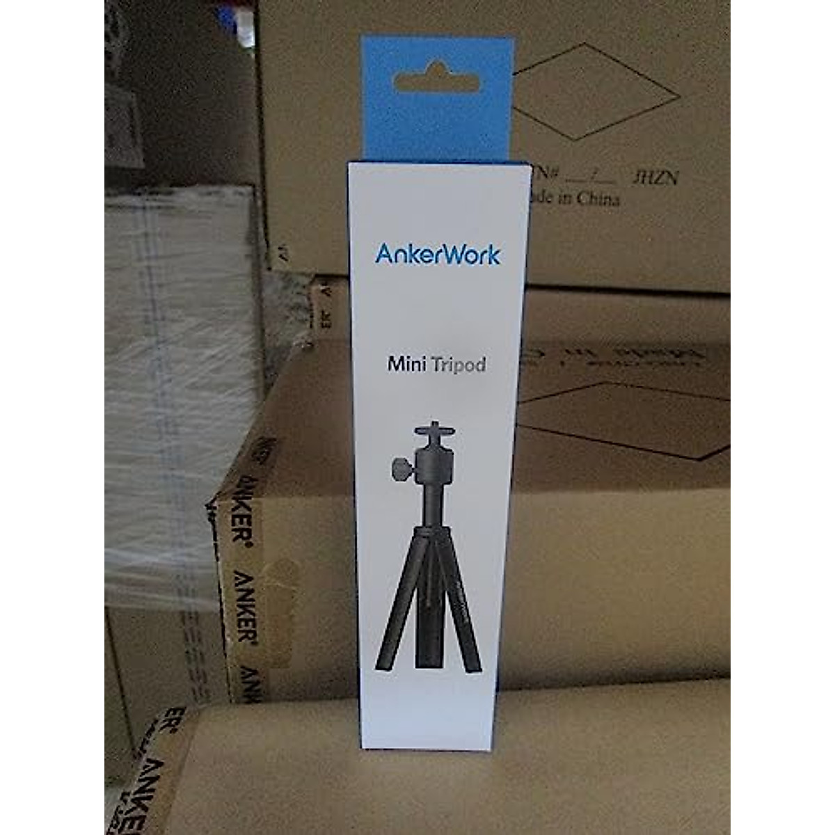 AnkerWork Mini Tripod, Camera Tripod, Tripod Stand for Webcam, Small Flexible Tripod
