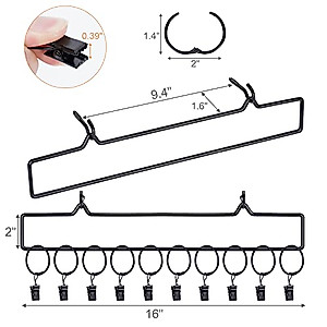 Hat Organizer with 2 Hanging Methods, Over the Door Hat Rack for Baseball Caps with 20 Hooks, Metal Wall Cap Organizer, Black Hat Holder Storage For Closet Door Entryway Bedroom Fit All Caps, Set of 2