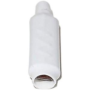 Joystick Arcade Stick Wire Connectors Splice Crimp Bean for Low Voltage, White (100Pcs)