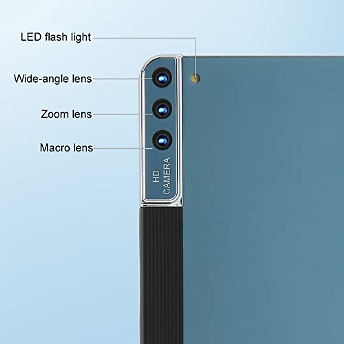 aqxreight HD Tablet, 8MP Front 16MP Rear 5G WiFi Octa Core Processor 100-240V Tempered Glass 4G Calling Tablet for Android 11 for Learning (U.S. regulations)