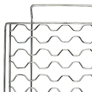 Cornucopia Oyster Grilling Racks (2-Pack); Stainless Steel Racks for Seafood Barbecue