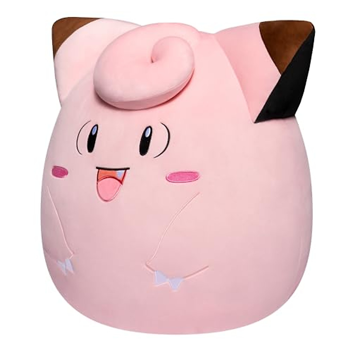 Squishmallows Pokemon 14-Inch Clefairy Plush - Add Clefairy to Your Squad, Ultrasoft Stuffed Animal Medium Plush, Official Kelly Toy Plush