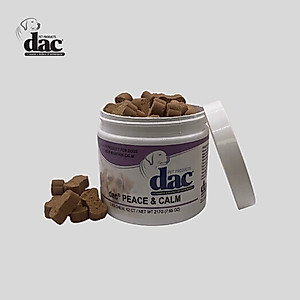 dac Peace and Calm Soft Chews- Helps Promote Relaxation, Reduce Anxiety, Stress, Noise Anxiety, and Motion Sickness with Travel.