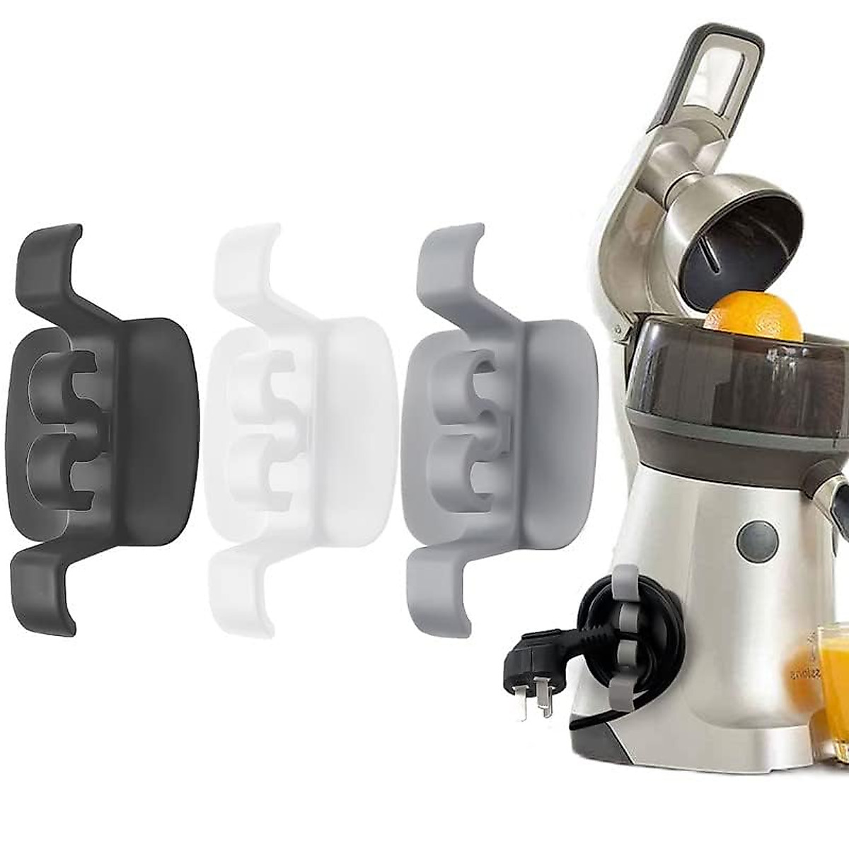 Cord Organizer for Appliance, Kitchen Appliance Cord Organizer Stick On, Appliance Wire Holder Wire, Kitchen Appliance Accessories of Mixers, Coffee Maker, Pressure Cooker, Air Fryer