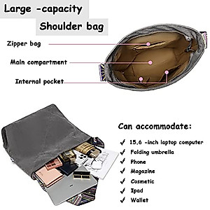 Makukke Tote Bag Women Large Crossbody Bag Stylish Handbag for Women Corduroy Hobo Bag Fashion shoulder Bag Purse