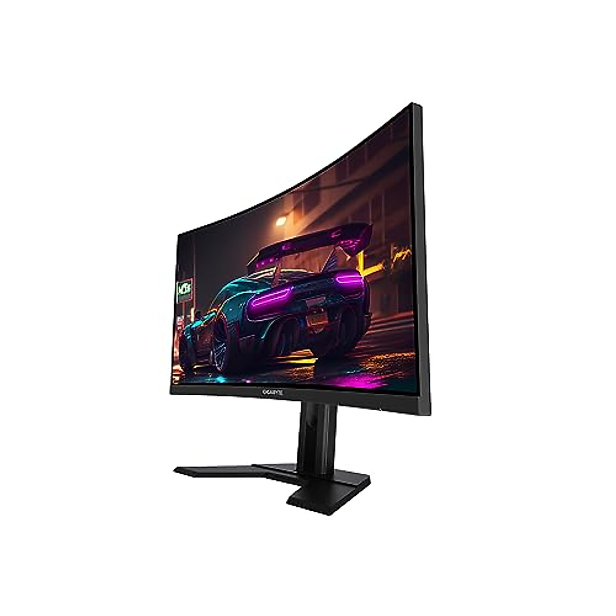 GIGABYTE G27QC A (27" 165Hz 1440P Curved Gaming Monitor, 2560 x 1440 VA 1500R Display, 1ms (MPRT) Response Time, 88% DCI-P3, HDR Ready, 1x Display Port 1.2)