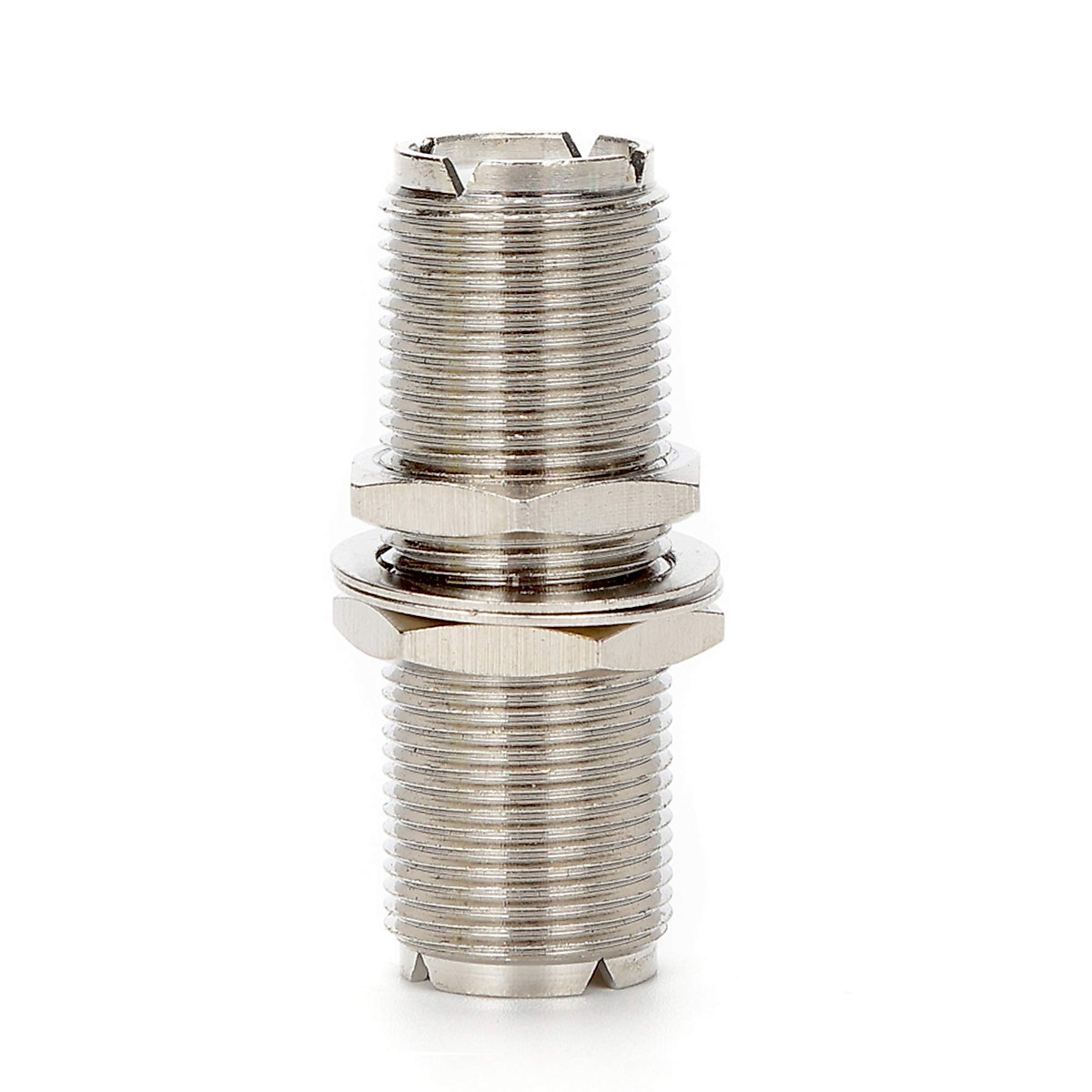 TLS.eagle SO-239/PL259 UHF Bulkhead Connector UHF Female to Female RF Coaxial Adapter Pack of 5