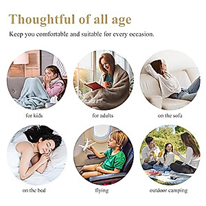 ARIGHTEX Boho Blanket Mandala Morrocan Paisley Pattern Bed Fleece Throw Blanket Soft Plush and Fuzzy Pink Teal Blue Green Yellow Sherpa Blanket for Couch Sofa (50 x 60 Inches)