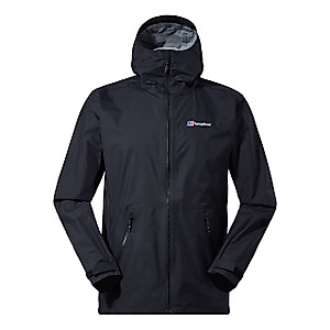 Berghaus Mens Jacket Waterproof Hydroshell Raincoat, Black, X-Large US