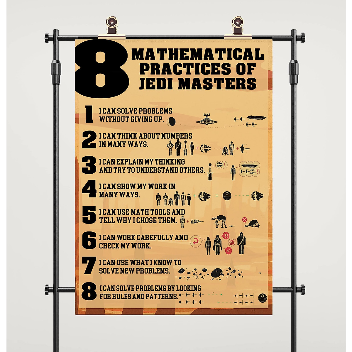 Minitowz Mathematical MATH Posters Teacher Posters For Classroom Math Posters For Middle and High School Education Mathematics Pediatric Poster Banner Math Classroom Decor For Teachers 11''x17'' inch