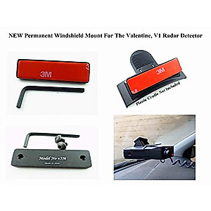 New Permanent Windshield Mount for The Valentine, V1 Radar Detector