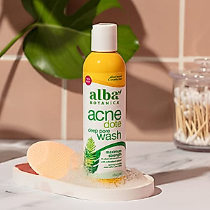 Alba Botanica Acnedote Maximum Strength Deep Pore Wash, 6 Oz