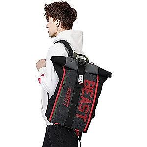 FIREFIRST X Radio Eva - Evangelion Roll Backpack for Men & Women Water Resistant Casual Daypack