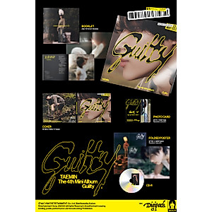 SHINee TAEMIN Guilty 4th Mini Album Full 5 Version SET Archive Box Version+PhotoBook GUILTY Version+PhotoBook RIZZ Version+Digipack Version+SMini Version+Tracking Sealed