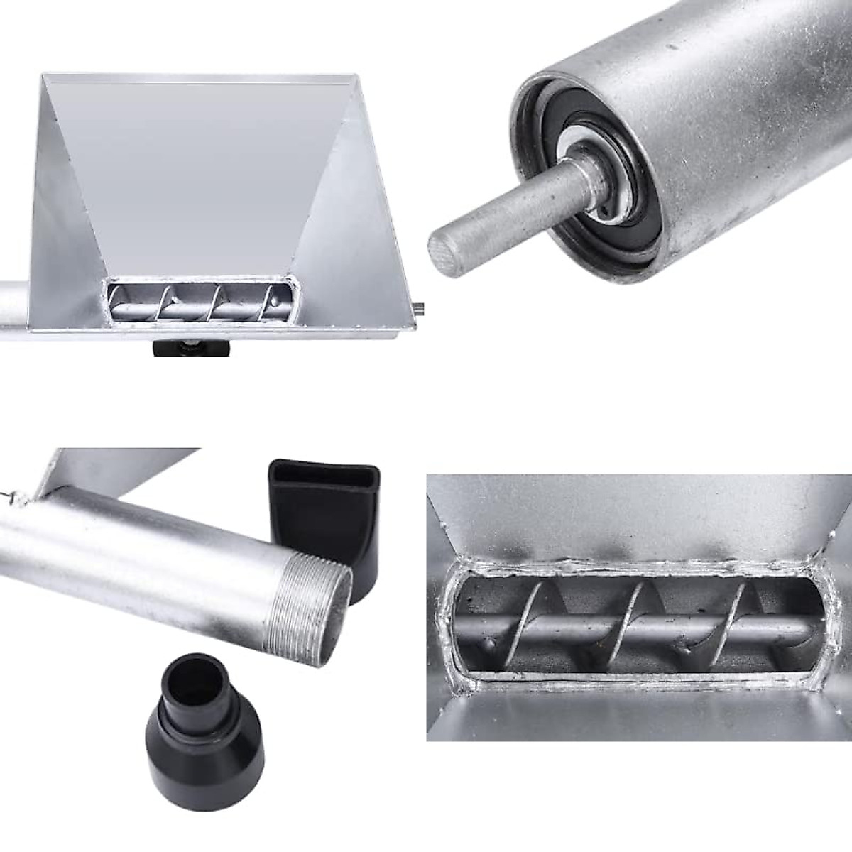 HaTur Electric Mortar Pointing Grout Gun Portable Mortar Sprayer Applicator Cement Caulking Gun with 4 Nozzles (Without Electric Drill)