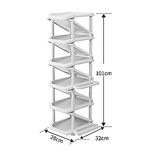 DINGZZ Storage Shoes, Multi-Layer Shoe Rack Household Economical Simple Shoe Cabinet Plastic Shoes