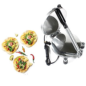 Electric Tortilla Press Maker Chapati Machine Flour Burrito Roti Press (8 IN)