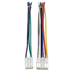 RED WOLF Car Radio Reverse Wiring Harness Adapter Select for Toyota Corolla 1987-2010, Tundra 1999-2017, Scion 2005-2018, Lexus 1990-2003 Non JBL System, Replace OEM Stereo Wire Cable Female Plug