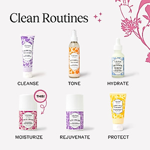 LilyAna Naturals Face and Neck Moisturizer for Women and Men - Moisturizer Face and Neck Cream for Dry Skin and Dark Spot Brightening - Rose and Pomegranate Extracts - 1.7oz