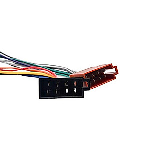 MASO 16 Pin Car Stereo Radio Lead Loom ISO Wiring Harness Connector Adaptor