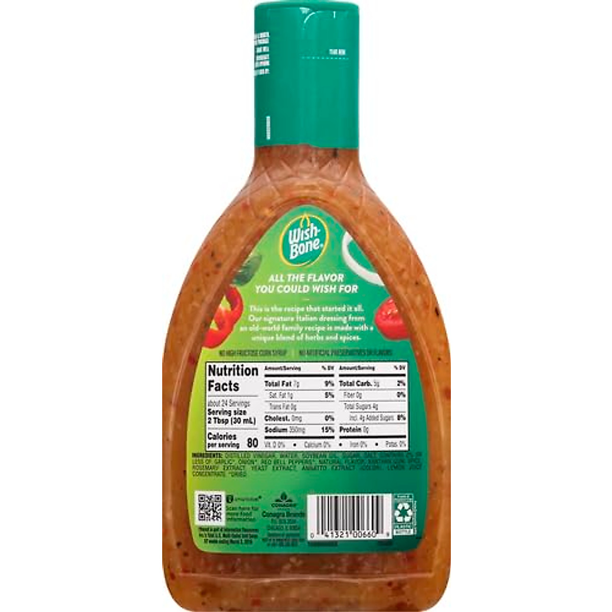 Wish-Bone Salad Dressing, Italian, 24 oz