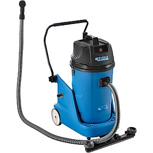 Global Industrial Wet Dry Squeegee Vacuum, 18 Gallon Blue