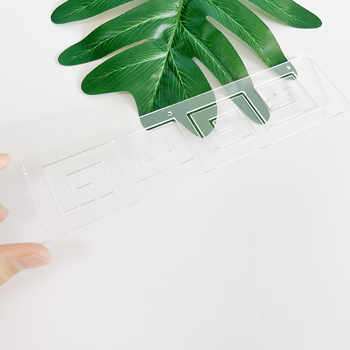 Acrylic Sashiko Stencil with Traditional Pattern for Hand Quilting and Embroidery (Pattern C)