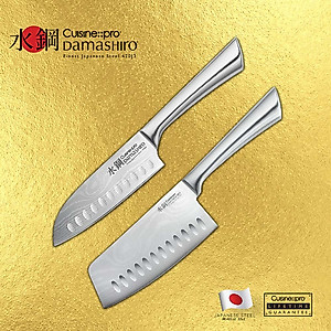 Cuisine::pro® Steel Damashiro Mini Santoku & Cleaver Try Me