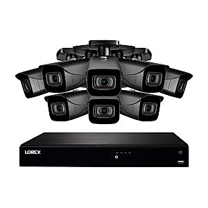 16-Channel Fusion NVR System with 4K (8MP) IP Cameras 8 / Black
