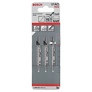 Bosch 2608637724 Jigsaw Blade U1 Ao 3 Pcs