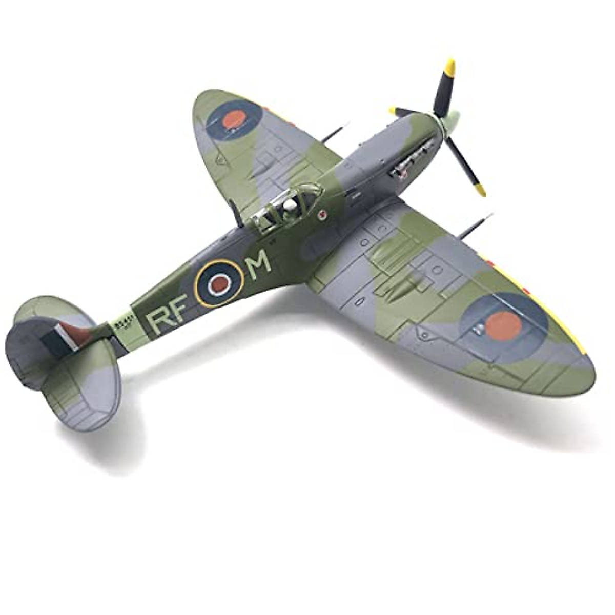 RCESSD Copy Airplane Model 1/72 for Spitfire Scale Die-cast Metal Finished Military Aircraft Model Display Decoration Collection