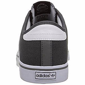 adidas Originals Men's Seeley Running Shoe, Ash Grey/White/Black, 8 M US
