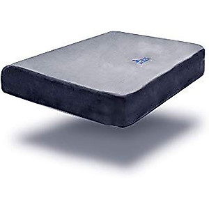 Jumbo Seat Cushion for Extra Wide Wheelchairs - 25 x 17 x 3.5 Inch Firm Cushion for Users up to 500lbs - Clinical Grade Memory Foam Chair Cushion - Relieves Sciatica, Tailbone and Back Pain