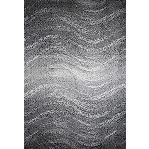 nuLOOM Julene Abstract Waves Area Rug, 5' x 8', Grey
