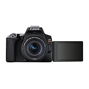 Canon EOS Rebel SL3 Digital SLR Camera with EF-S 18-55mm Lens kit, Built-in Wi-Fi, Dual Pixel CMOS AF and 3.0 Inch Vari-Angle Touch Screen, Black