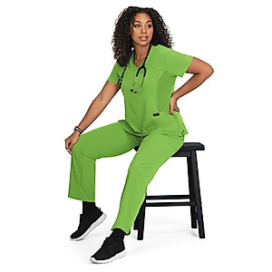 KOI Planet 1034 Women's Longevity Top Green Tea 3XL