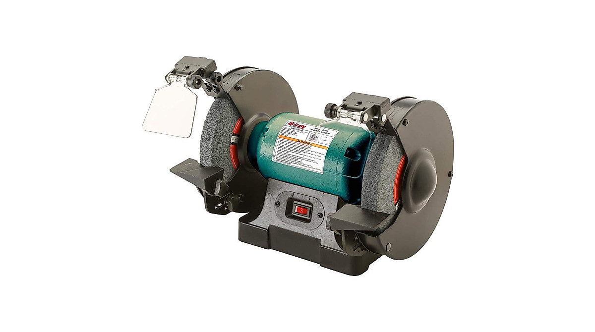 Grizzly 8" Bench Grinder - Powerful & Versatile