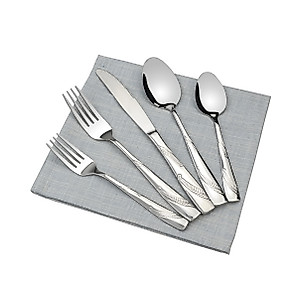 Nicesh 40-Piece Stainless Steel Flatware Cutlery, Service for 8