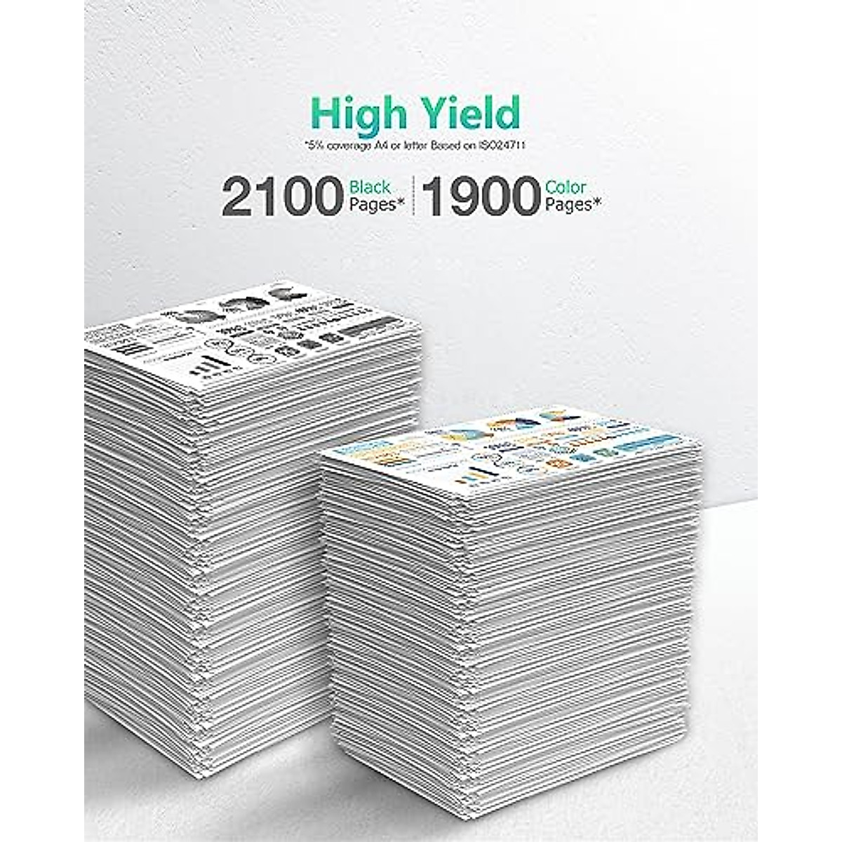 069 Toner Cartridge Compatible Replacement for Canon 069H for imageCLASS MF753Cdw MF751Cdw LBP674Cdw Printer (8 Pack)