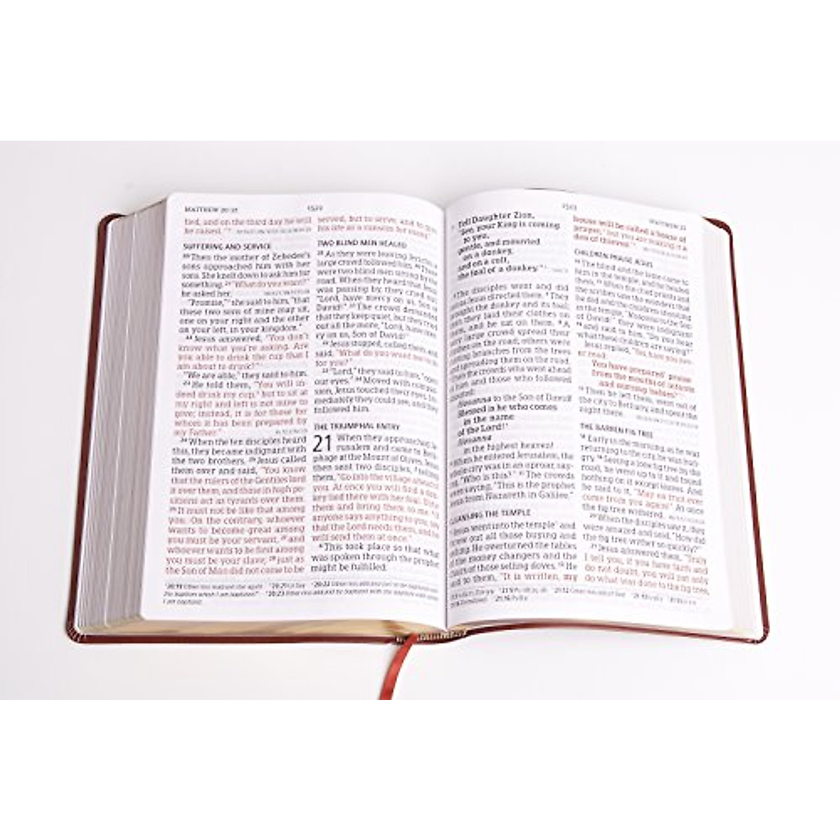 CSB Super Giant Print Reference Bible, Brown LeatherTouch