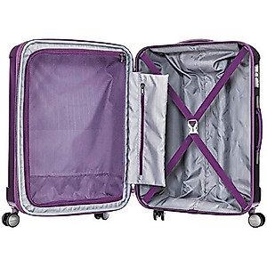 Samsonite Near Spinner 57/20 exp Ladies Small Purple Polypropylene Luggage Bag TSA Approved AY8093001