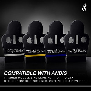 The Rich Barber On The Money 10-Second Blade Setter - Zero Gap Tool for Razor, Barber Blade Alignment, Close Shave, Clean Fade, Sharp Line - Hair Stylist & Barber Tools for Home & Professional Use