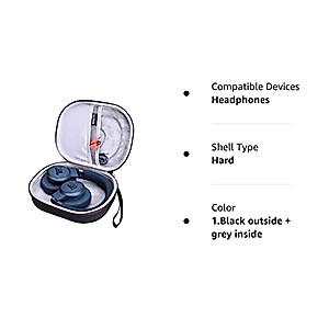 LTGEM EVA Hard Case for JBL Live 650BTNC/400BT/500BT/460NC and JBL Tune 520BT/720BT/510BT/660NC/700BT/710BT/760NC/750BTNC/ 660 BTNC/560BT/500BT/E45BT/JBL Tour ONE Bluetooth Wireless Headphone