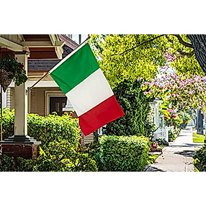 DANF Italy Flag 3x5 Ft Thick Polyester, Fade Resistant, Brass Grommets, Canvas Header italian National Flags 3 X 5 Feet