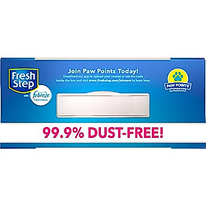 Fresh Step Odor Shield Scented Litter with the Power of Febreze, Clumping Cat Litter, 25 Pounds (Package May Vary)