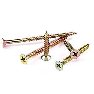 Hilitchi 250-Pcs #7 Phillips Bugle Head Coarse Thread Drywall Screw Assortment Kit, Carbon Steel Zinc Plated, Ideal Screw for Drywall Sheetrock, Wood, and More