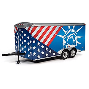 American Muscle Enclosed Trailer 1:18 Diecast Model