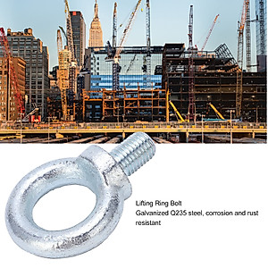 Lifting Shoulder Bolts, Eye Screw Bolt Uniform Force 2PCS Non Slip with Deep Thread for Machinery Devices for Marine(M20)