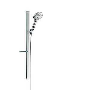 Hansgrohe 27648000 Raindance Select S 120, 3 Sprays with Unica'E Rail 90 cm and soap Dish Shower Set, 0.90 m, Chrome